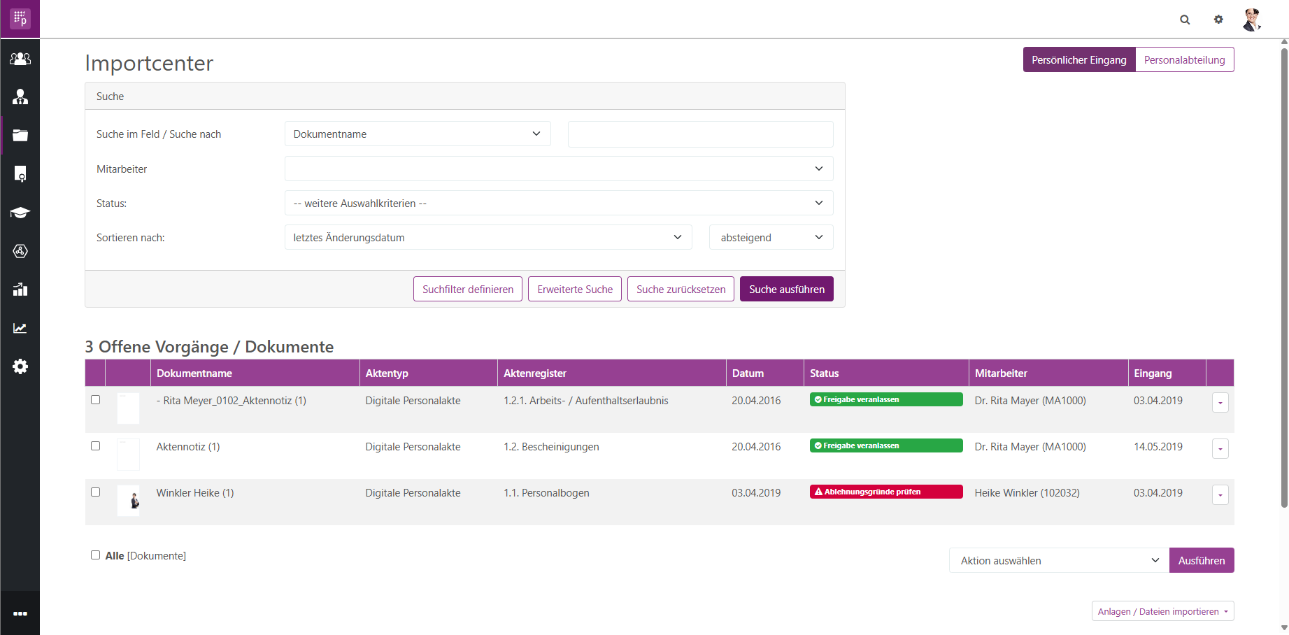 Modern personnel management